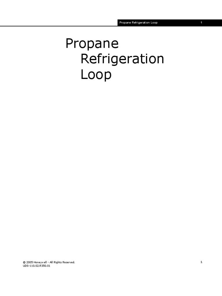 UDS-110-Propane Refrigeration Loop PDF | PDF | Enthalpy | Hvac