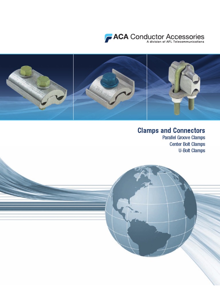 ACA Clamps&Connectors | PDF | Electrical Conductor | Screw