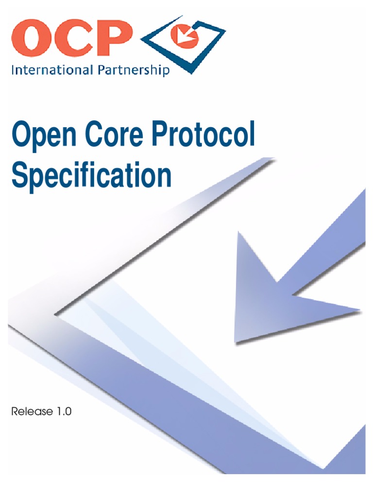 OCP IP OpenCoreProtocolSpecification 1.0 | PDF | License | Computer ...
