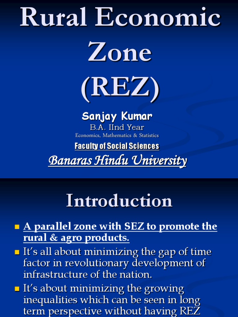 Rural Economic Zone | PDF | Agriculture | Labour Economics