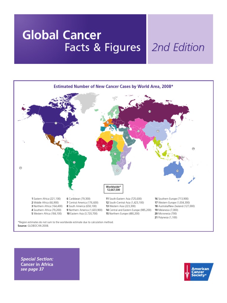 Global Cancer facts Figure Dünyadaki kanser haritaları | Cancer ...