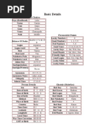 KP TABLE For 1 To 249 Horary Numbers | PDF | Saturn | Jupiter