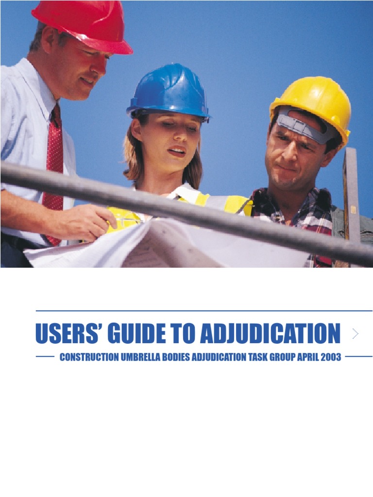 Adjudication Guide for Construction Contracts | PDF | Adjudication ...