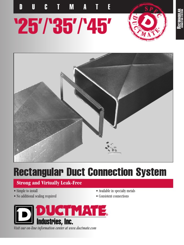 Ductmate | Duct (Flow) | Screw