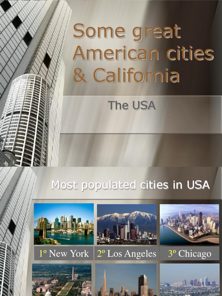 Major US Cities Overview | PDF