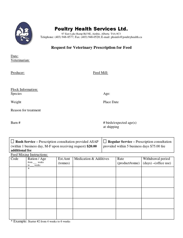 Script Request Form2 | PDF | Wellness