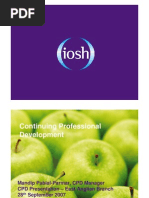 IOSH Blueprint: Career Development Tool | PDF | Professional ...