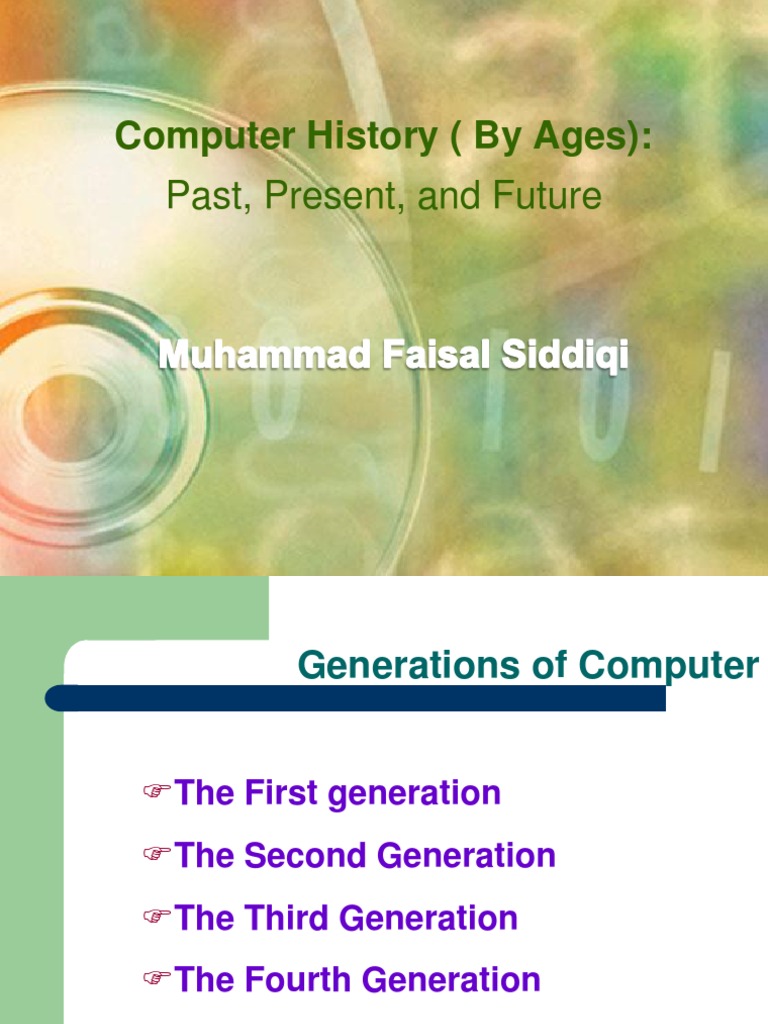 Generation of Computers | PDF | Integrated Circuit | Microcomputers