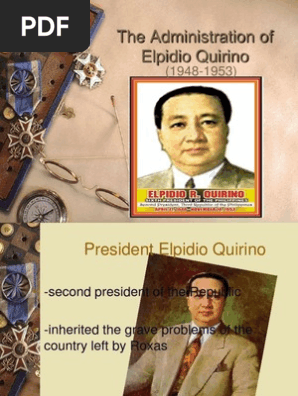 Elpidio Quirino Programs