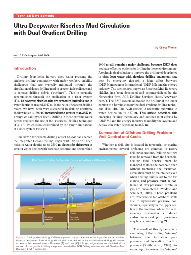 7 Ultra Deepwater Riserless SD6 PDF | PDF