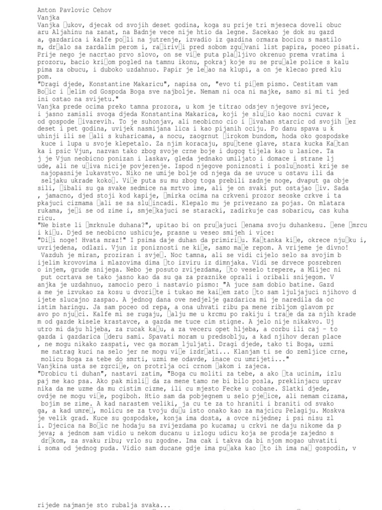 Vanjka | PDF