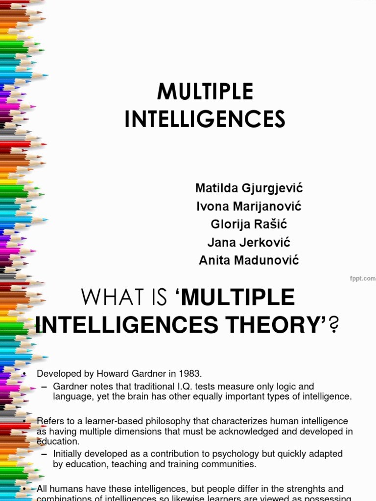Multiple Intelligences | PDF | Career & Growth | Self-Improvement
