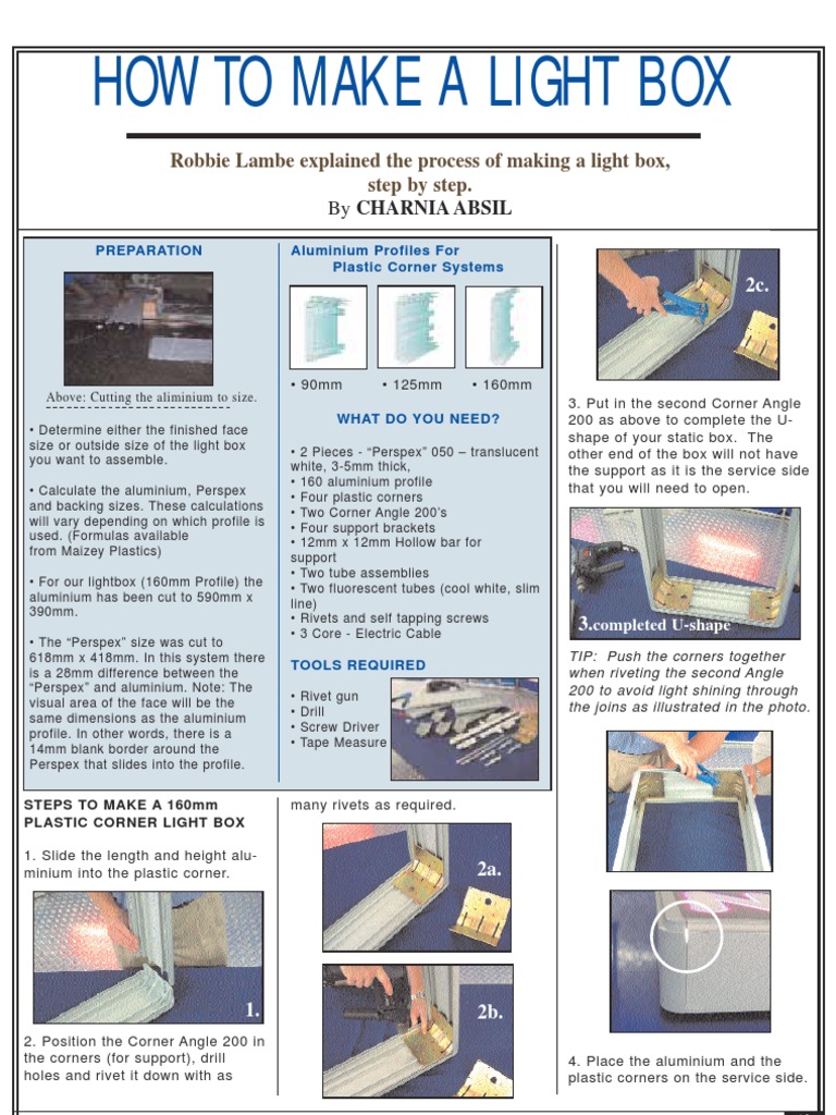 Lightbox Assembly | PDF | Rivet | Electrical Connector
