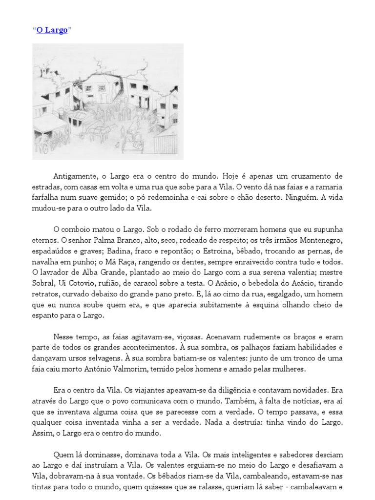 O Largo In O Fogo E As Cinzas De Manuel Da Fonseca Pdf Lisboa