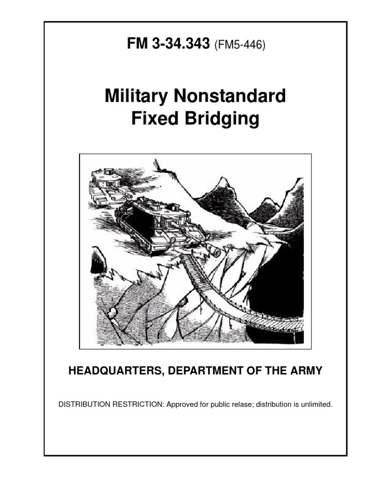 Army Engineer Mil. Nonstandard Fixed Bridging | Reconnaissance | Bridge