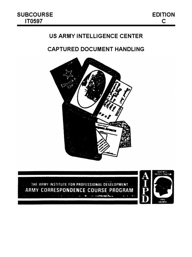 Army Captured Document Handling | PDF | Prisoner Of War | Electronic ...