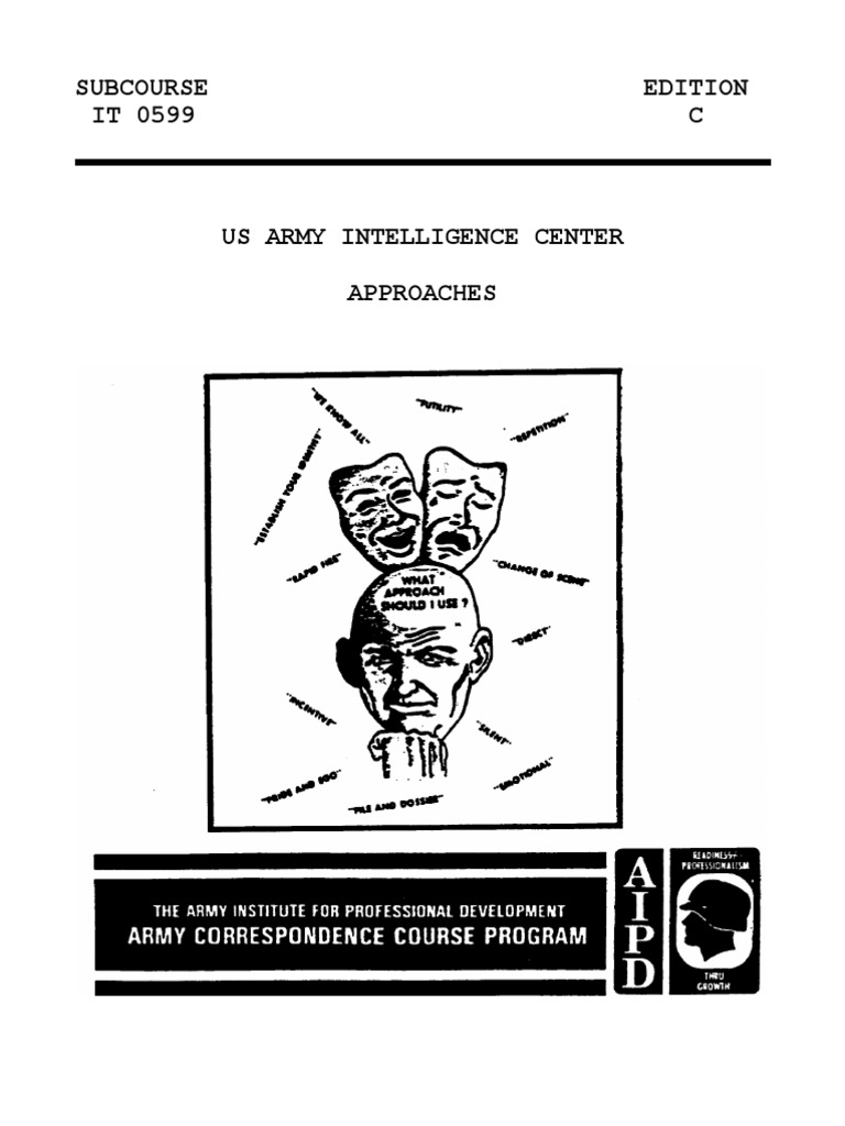 Army Interrogation Approaches | Prisoner Of War | Interrogation