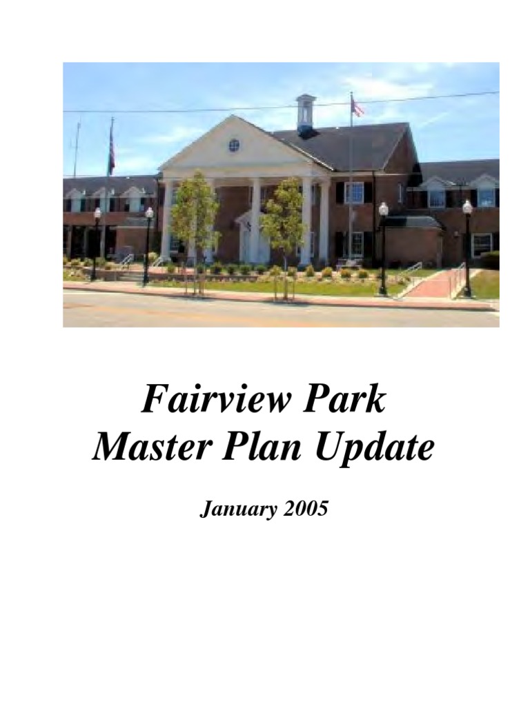 Fairview Park Master Plan 2005 Update | PDF | Real Estate Appraisal ...