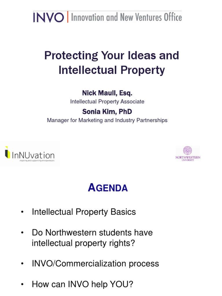 How Do I Protect My Ideas and IP | PDF | Invention | Intellectual Property