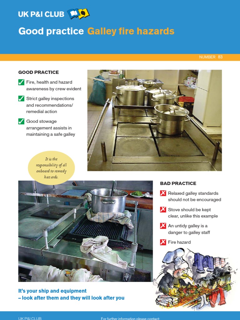 Good Practice: Galley Fire Hazards | PDF | Safety