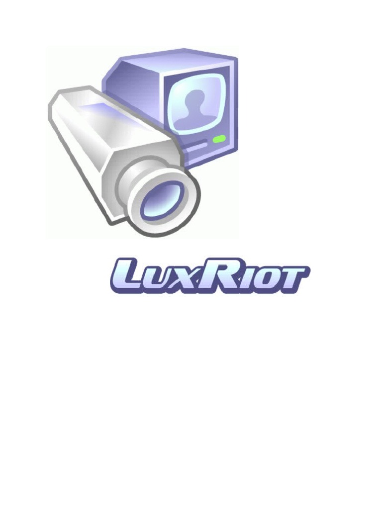 Manual LuxRiot | PDF | Digital Video Recorder | Server (Computing)
