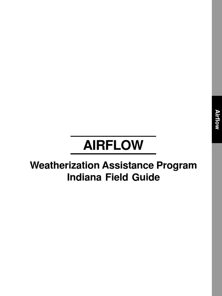Airflow: Weatherization Assistance Program Indiana Field Guide | PDF ...
