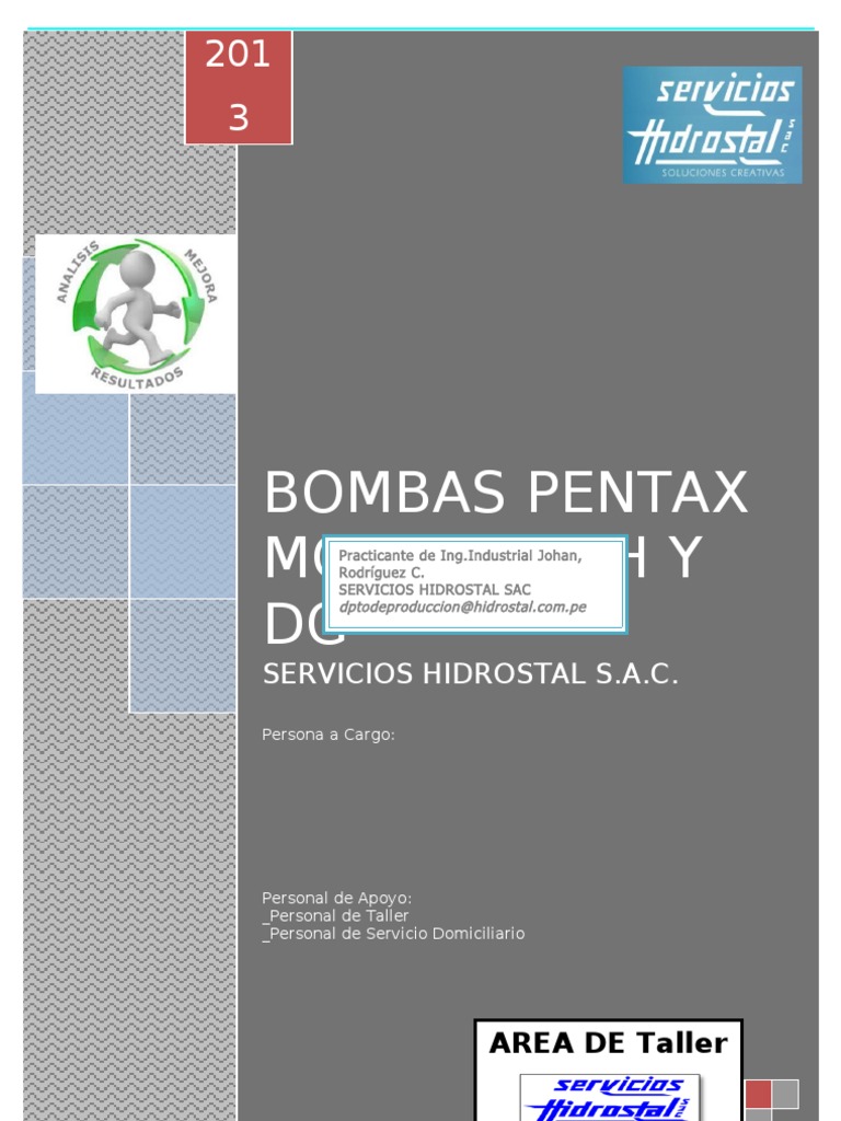 Bombas Pentax de Almacen Servicios Hidrostal | PDF | Bomba | Acero