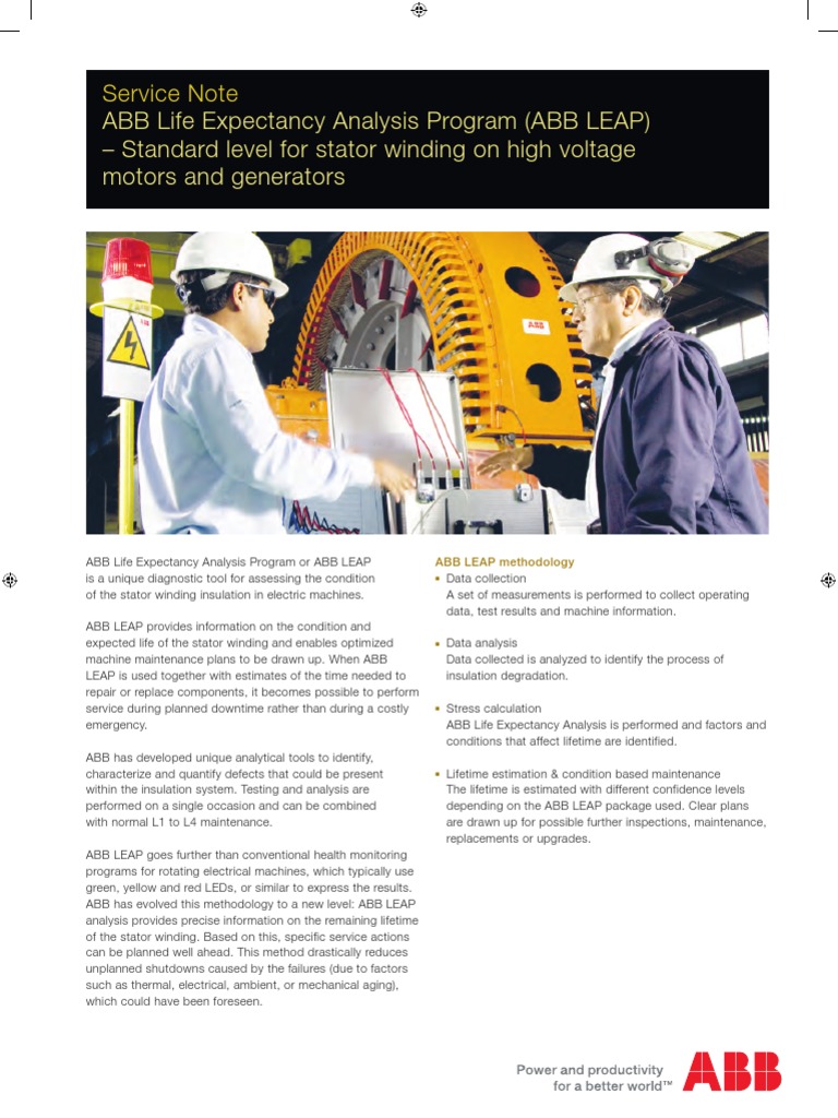 Service Note - ABB Life Expectancy Analysis Program - SM101 - EN - Rev B - 2010 | PDF ...