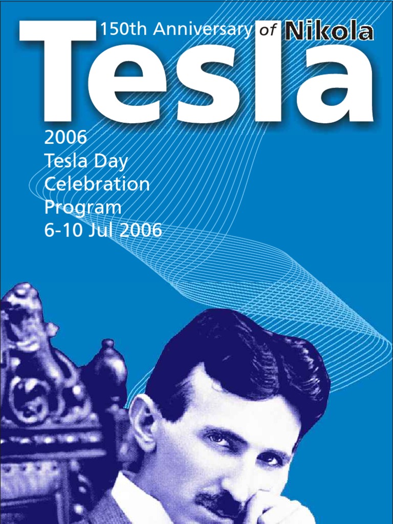 Tesla Celebration Programme | PDF | Nikola Tesla | Serbs