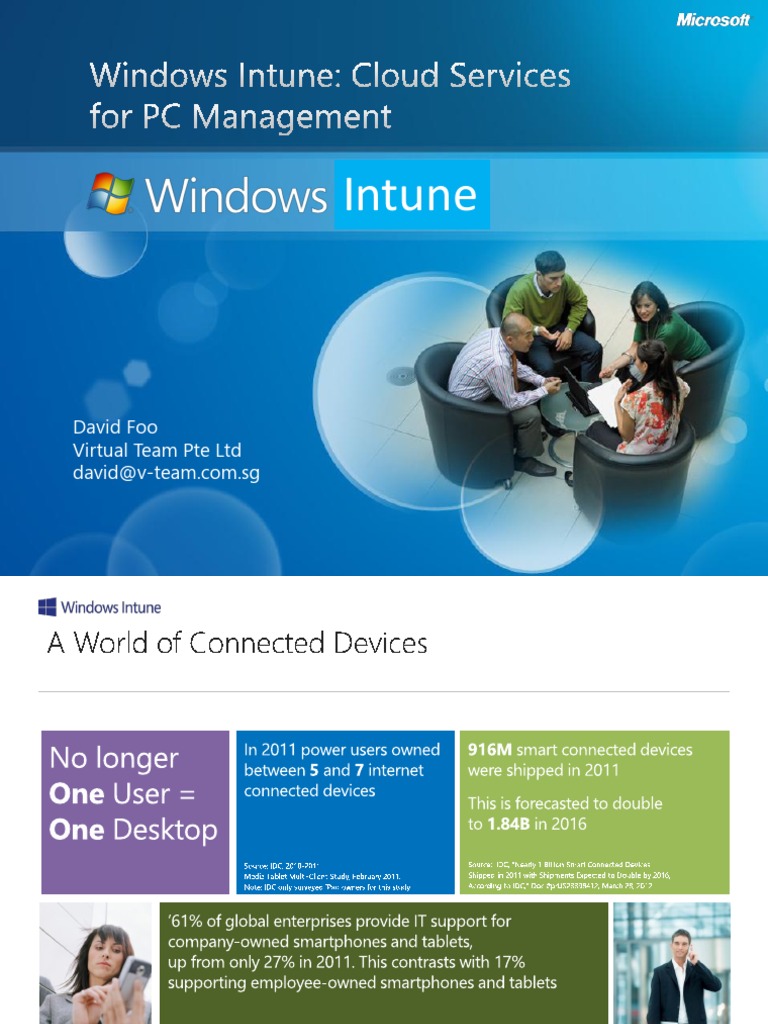 Windows Intune 2013 | PDF | Cloud Computing | Microsoft Windows