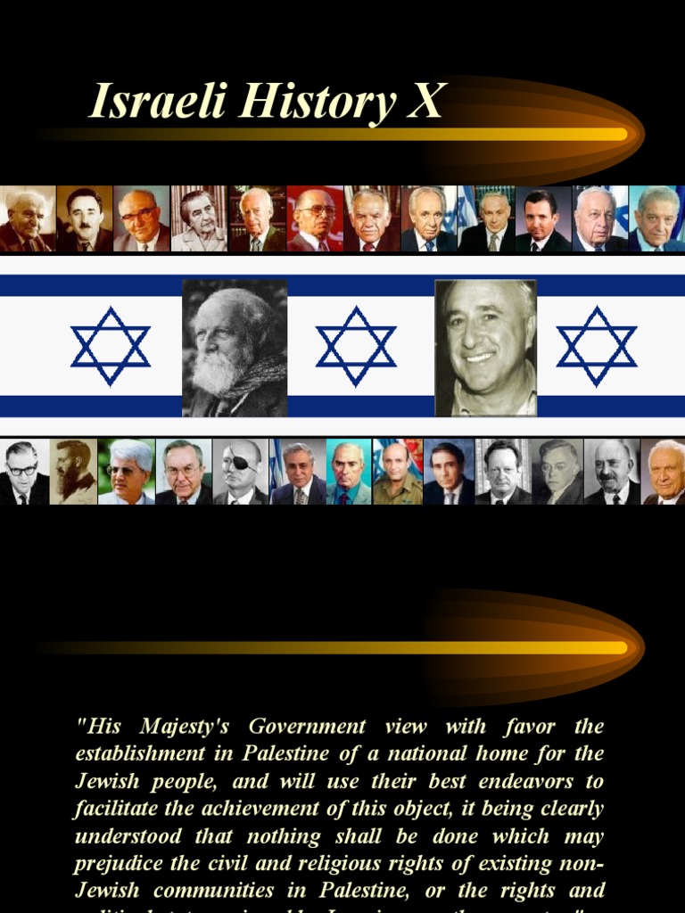 Israeli History | PDF | David Ben Gurion | Israel