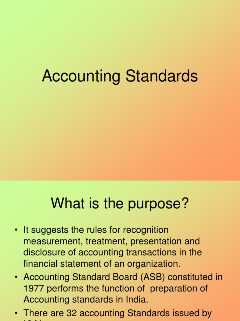 Overview of Indian Accounting Standards | PDF | International Financial ...