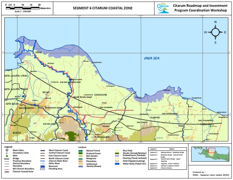 River BasinRiver Basin Map In Sub DAS Citarum Hilir SEGMEN 6 (091026 ...
