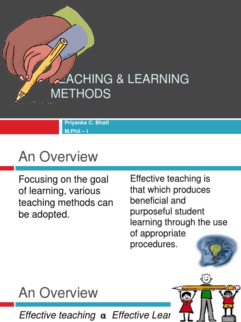 Teaching Methods Pdf Lecture Educational Technology