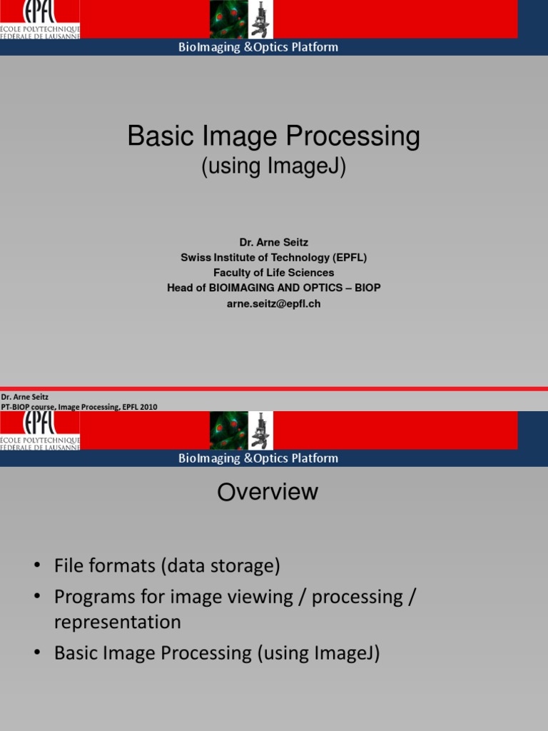 Basic Image Processing Pdf Pdf