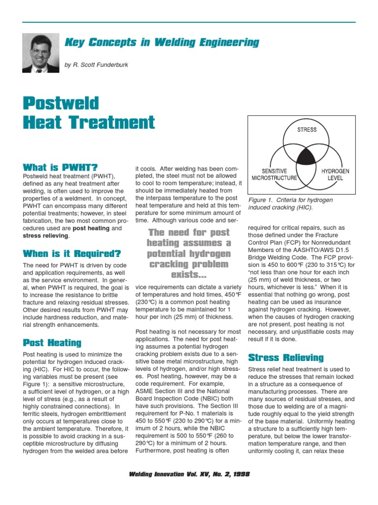 Post Weld Heat Treatment | PDF