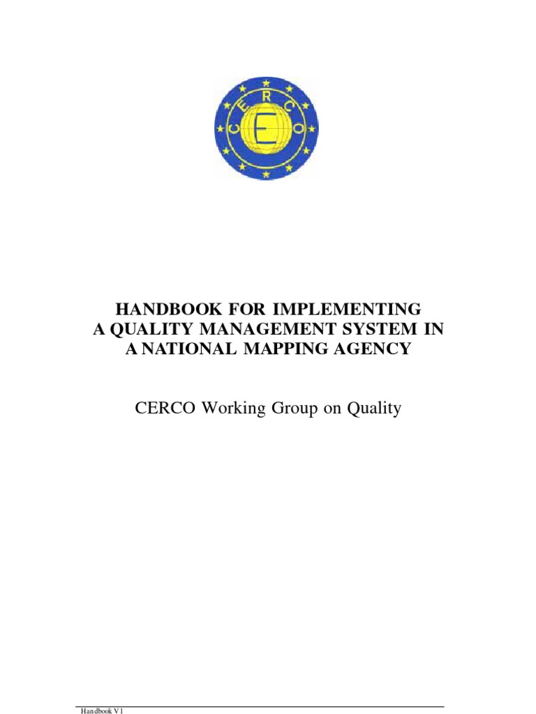 Quality Management Systems Hand Books