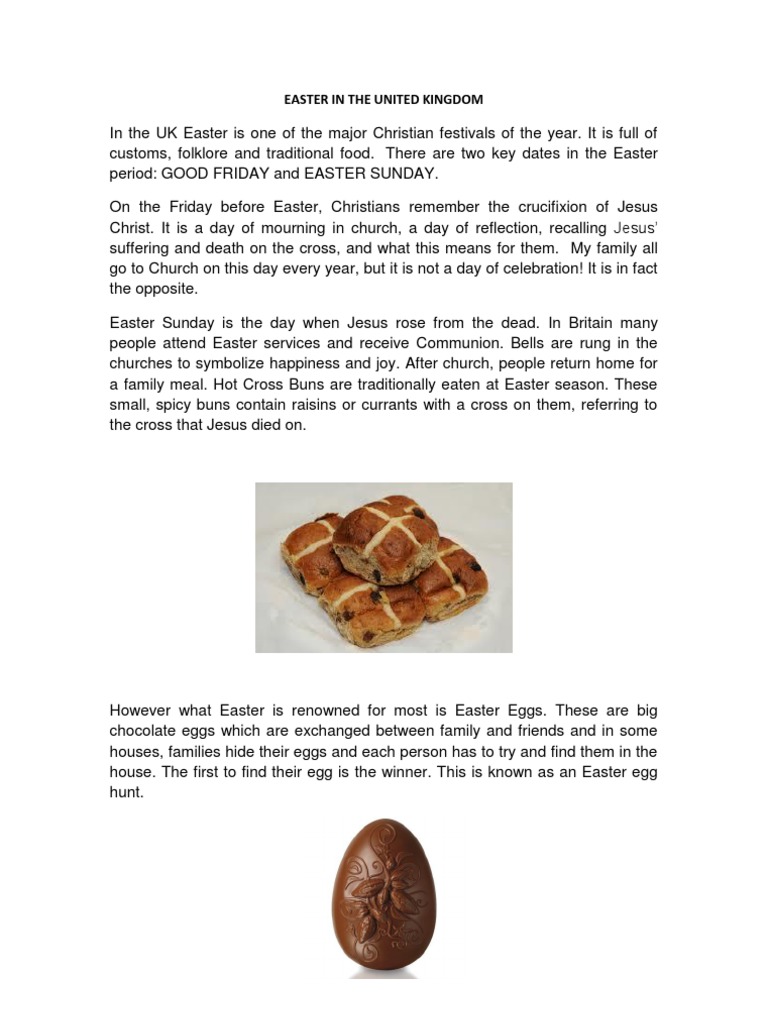Easter Traditions in the UK | PDF | Social Science | Travel