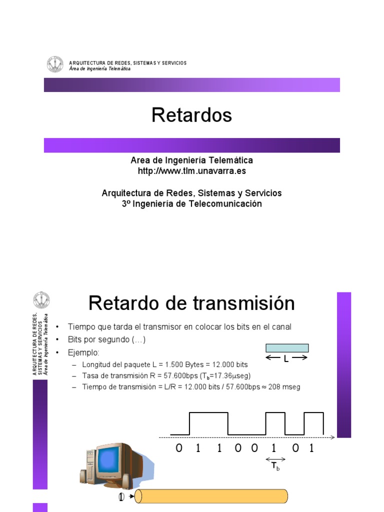 5 Retardos | PDF | Ingeniería en telecomunicaciones | Electrónica