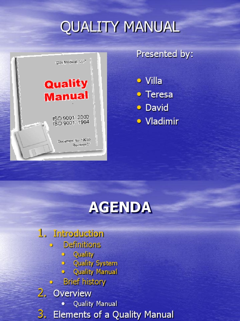 Quality Manual | PDF | Quality Management System | Quality (Business)