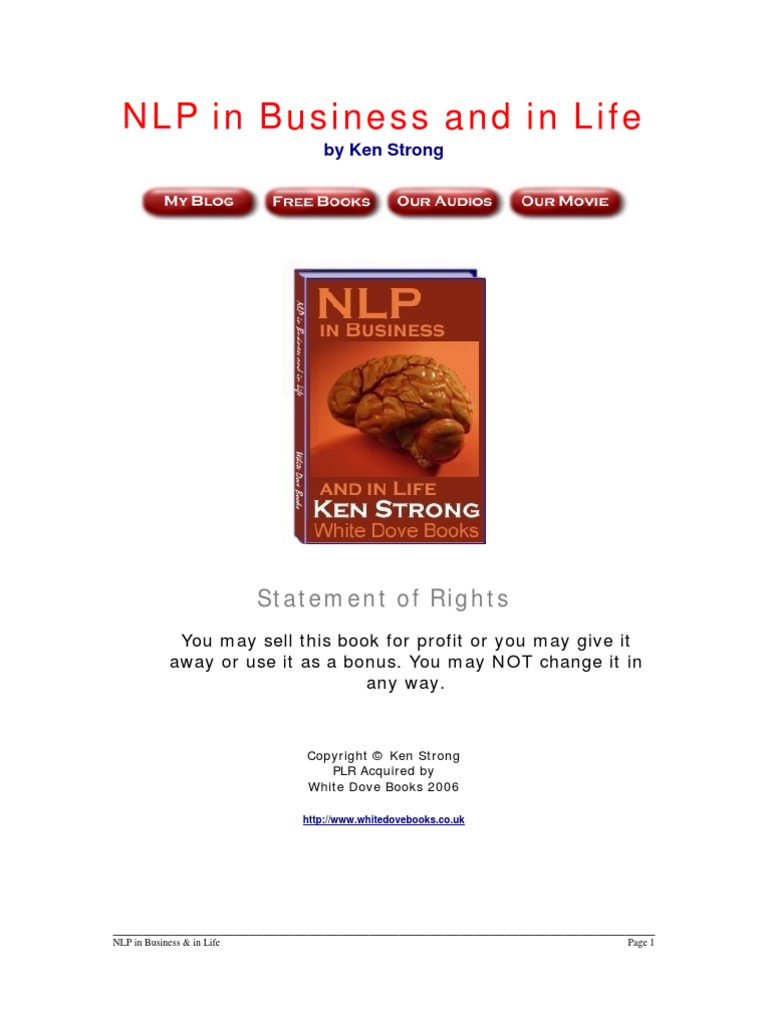 Magic of NLP | PDF | Neuro Linguistic Programming | Emergence