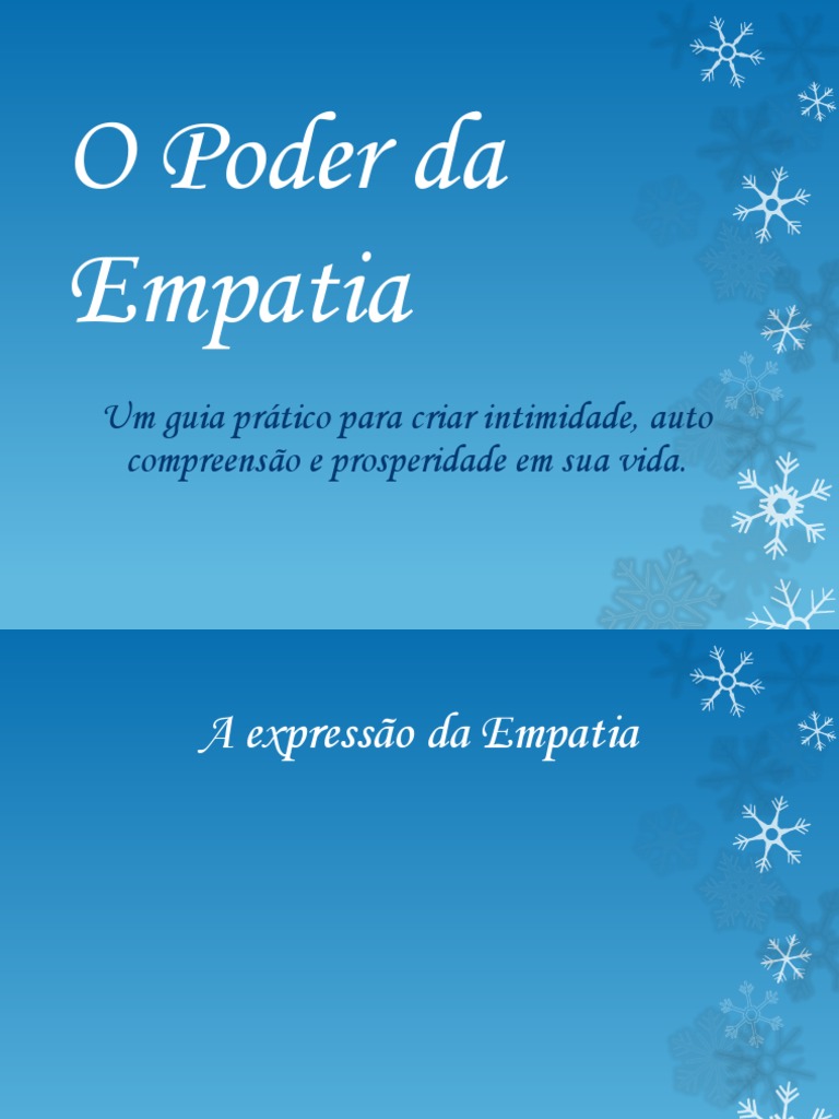 O Poder Da Empatia | PDF | Empatia | Pensamento
