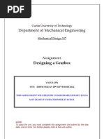 Design of Single Stage Reduction Gearbox | PDF | Gear | Bearing ...