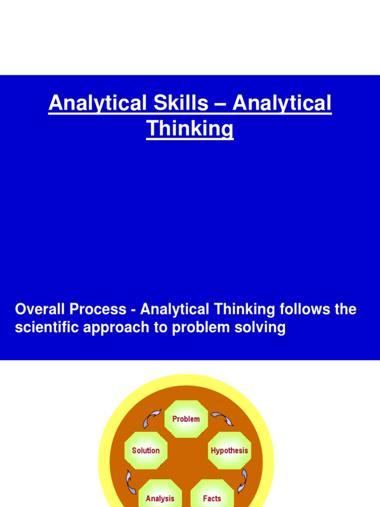 Analytical Thinking Training | PDF