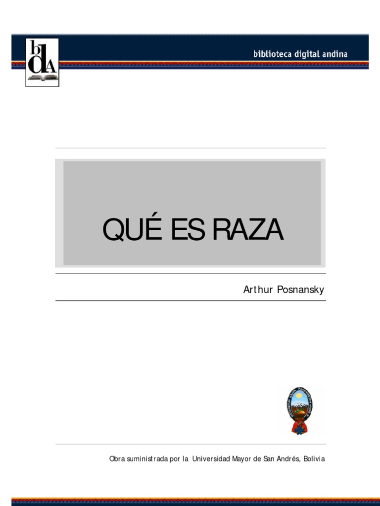 Qué es raza: análisis antropológico de las razas humanas | PDF