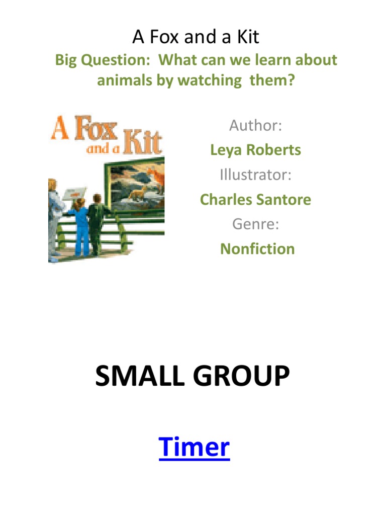 A Fox and A Kit | PDF