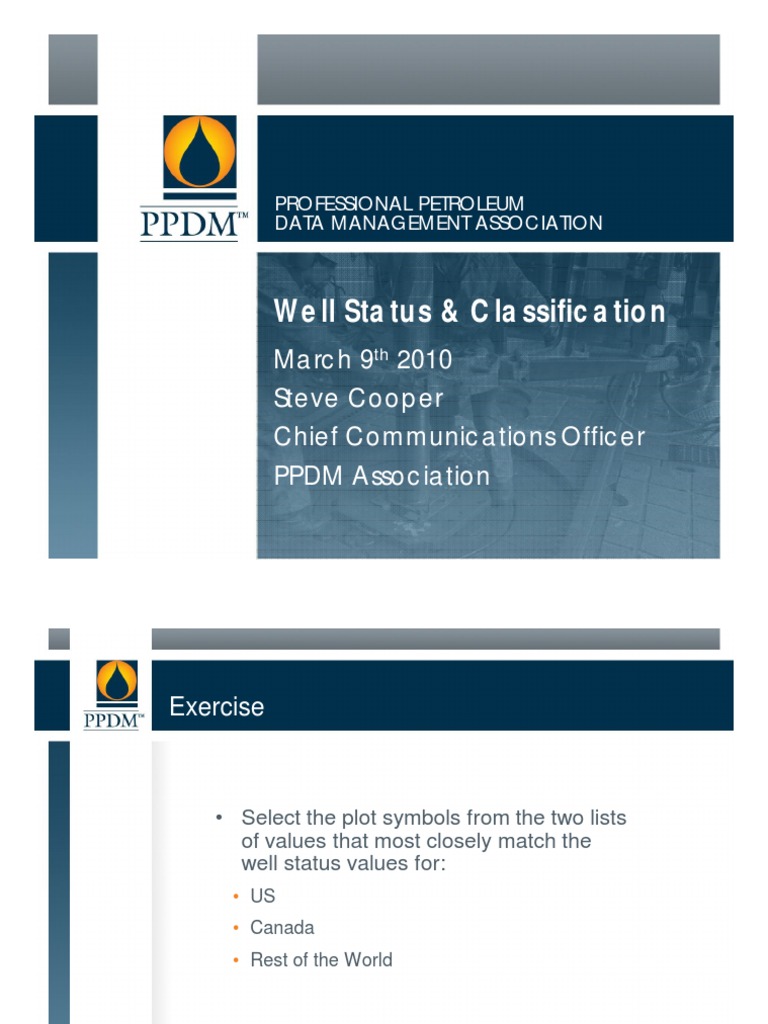 Well Status and Classification Guide | PDF | Product Lifecycle | Petroleum