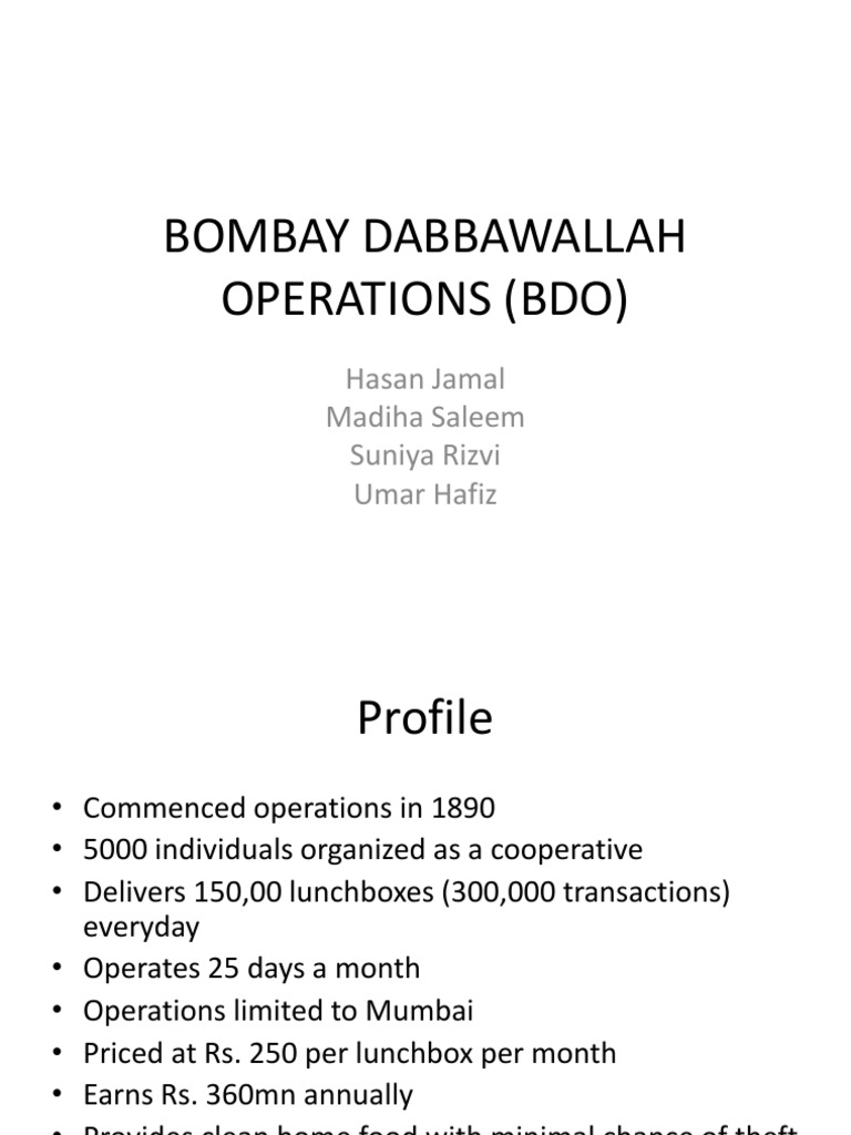 Mumbai Dabbawallahs: Efficient Lunchbox Delivery | PDF | Home & Garden ...