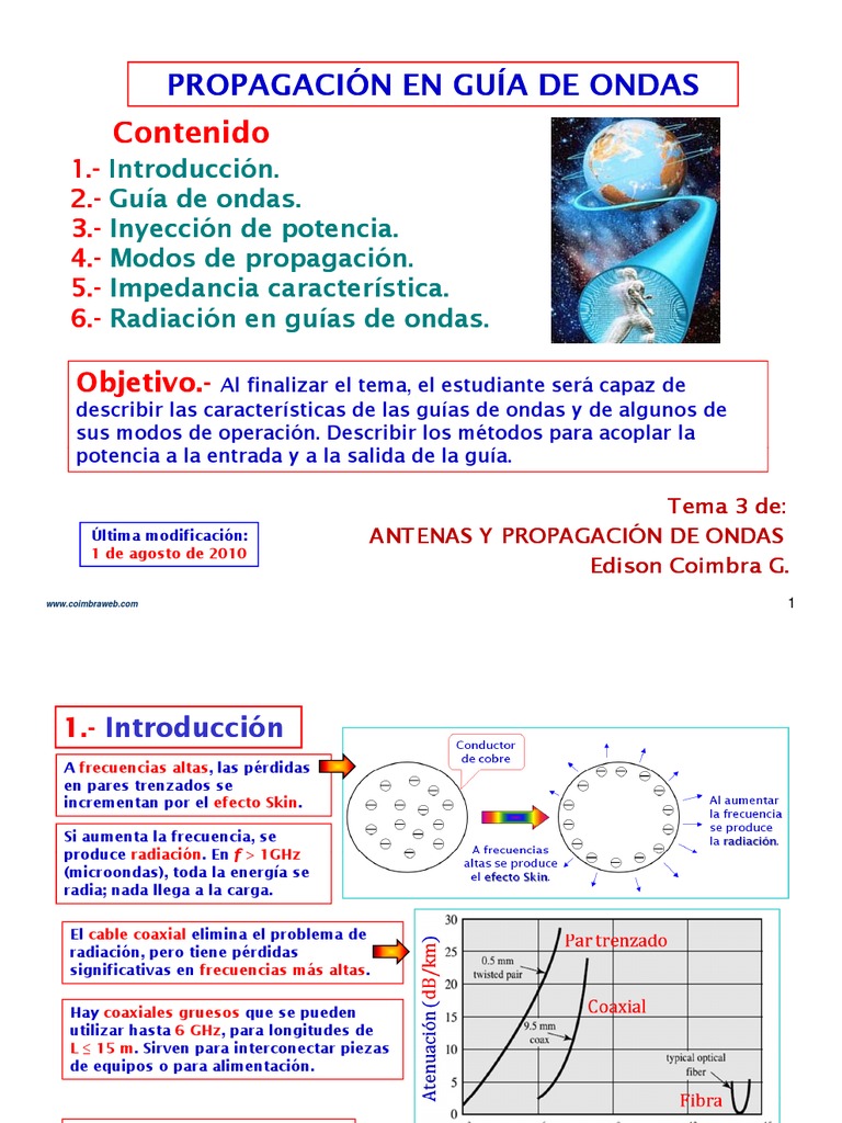 Modos de Propagación en Guías de Onda | PDF | Frecuencia | Olas