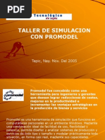 Manual de ProModel | PDF | Simulación | Software